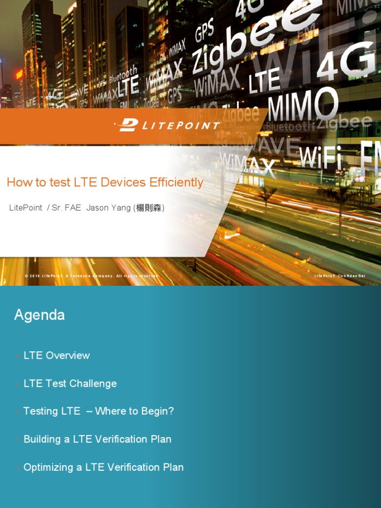 5 - How To Test LTE Devices Efficiently | PDF | Lte (Telecommunication ...