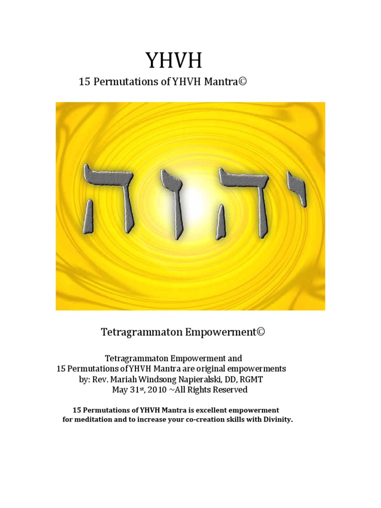 YHVH Mantra Empowerment Guide | PDF
