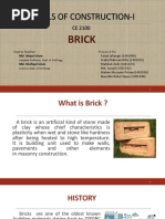 Brick Presentation | PDF | Brick | Cement