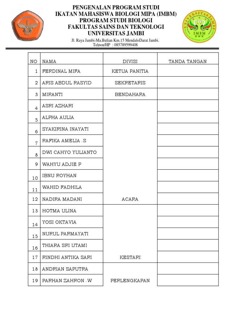 Absen Panitia-1 | PDF