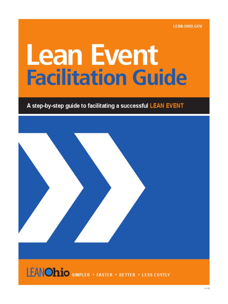 Lean - LeanEvent FacilitationGuide Jan2016 | PDF | Brainstorming | Six Sigma
