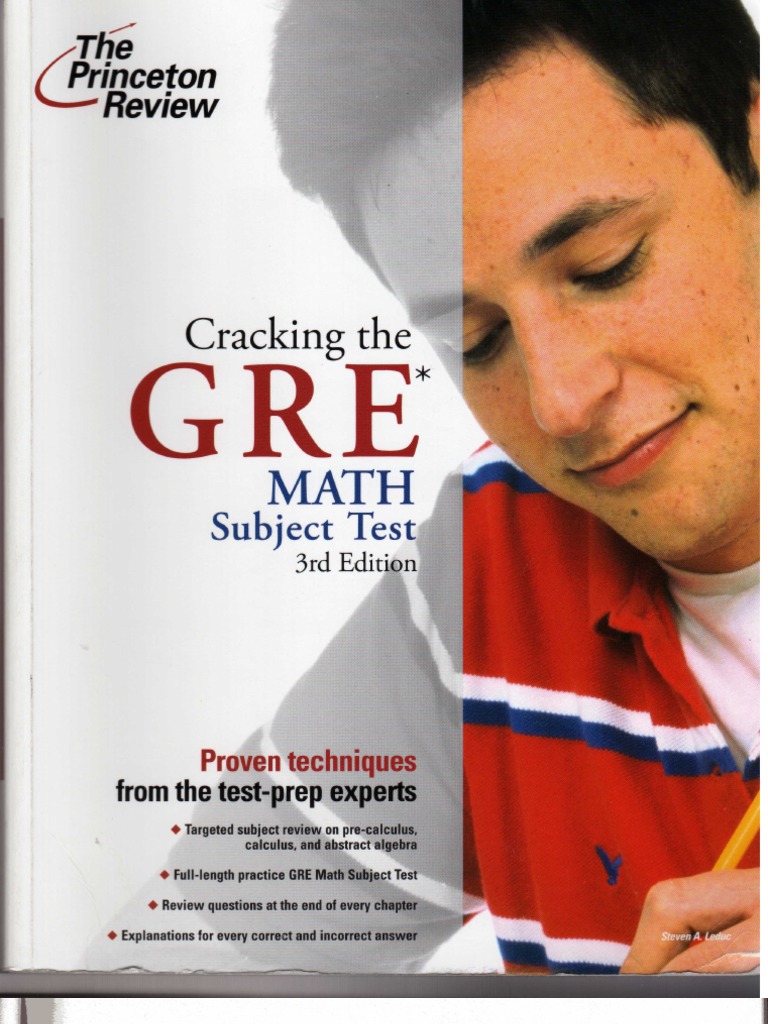 Cracking The GRE Math | PDF