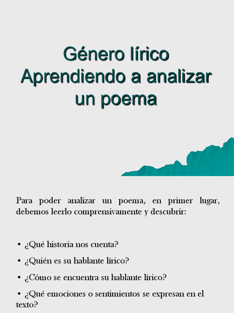 Análisis de Poemas para Principiantes | PDF | Rima | Poesía