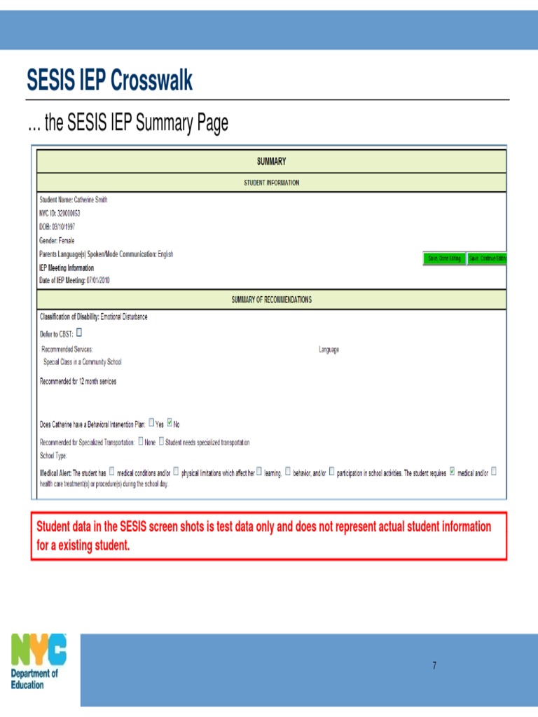 Sesis Iep Crosswalk | PDF | Individualized Education Program | Special ...