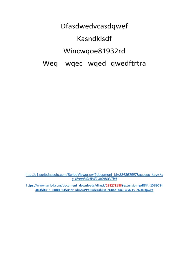 Dfasdwedvcasdqwef Kasndklsdf Wincwqoe81932rd Weq Wqec Wqed Qwedftrtra | PDF