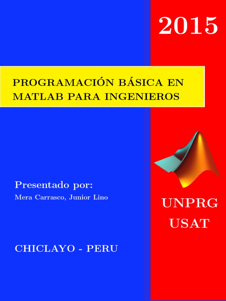 Programación Básica en Matlab para Ingenieros | PDF | Matriz ...