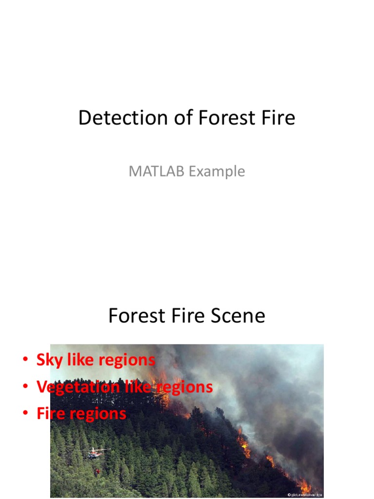 Detection of Forest Fire: MATLAB Example | PDF | Rgb Color Model ...