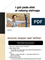 CONTOH Menu Atlet | PDF