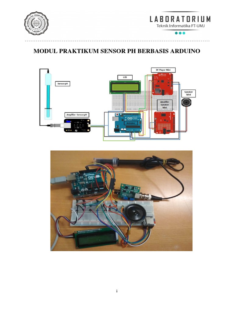 Kelompok 2 - Modul Praktikum Sensor PH + DF Player Mini + LCD (REV-FINAL) | PDF