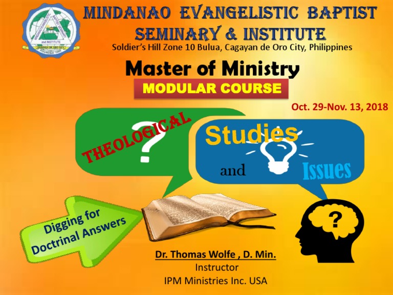 Master of Ministry Modular Course | PDF
