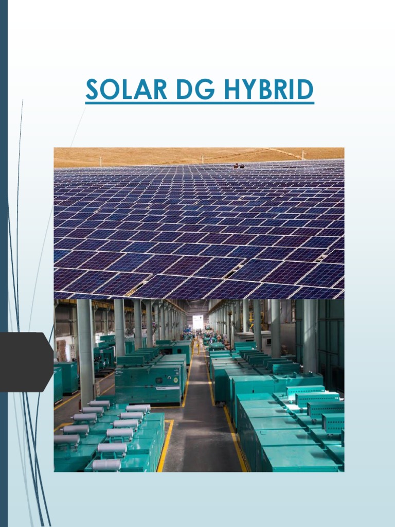 Solar DG Hybrid | PDF | Power Inverter | Electrical Grid