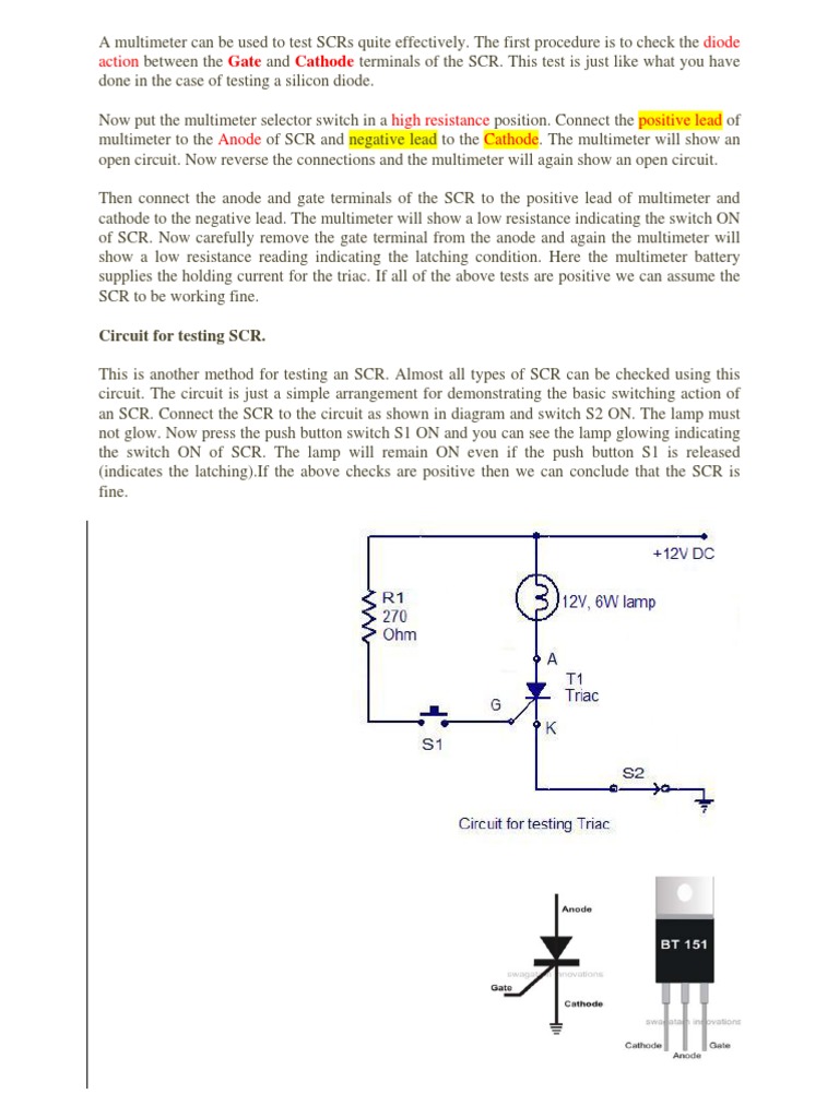 SCR Testing 2 | PDF