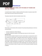 Tandem Crane Lifting Safety Guidelines | PDF | Crane (Machine) | Lift ...