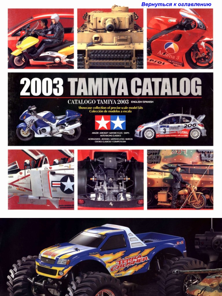 Tamiya Catalogus 2003 | PDF