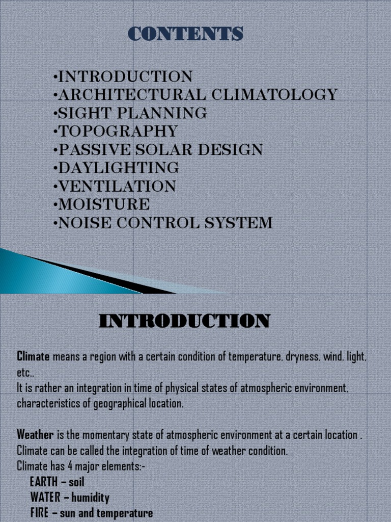 Climatology | PDF | Topography | Building Technology