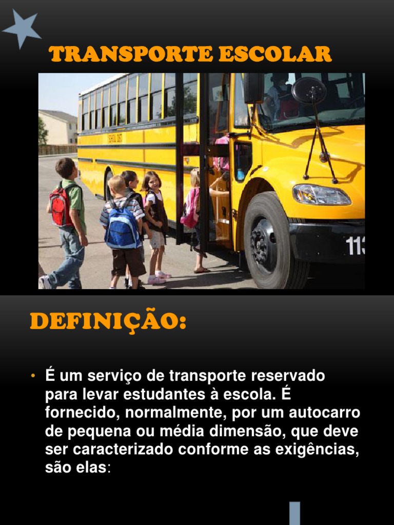 Transporte Escolar | PDF | Tráfego | Transporte