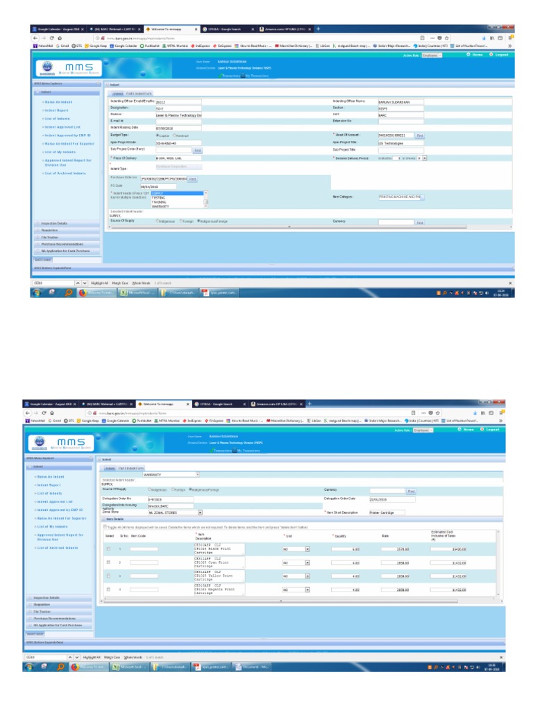 Howto Indent Printer Cartridge | PDF