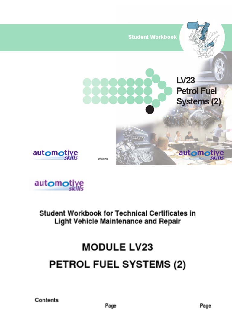 LV23-Petrol Fuel Systems | PDF | Combustion | Carburetor