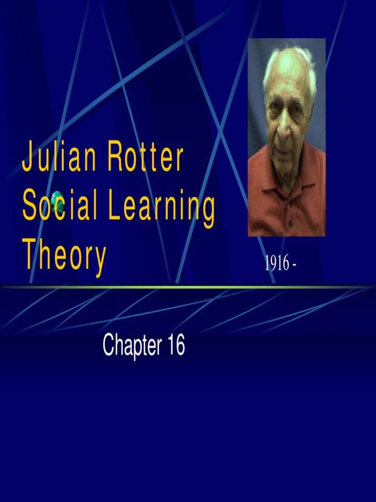 Rotter's Social Learning PDF (Short) | PDF