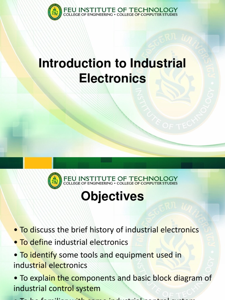 Introduction To Industrial Electronics | PDF | Control System | Power ...