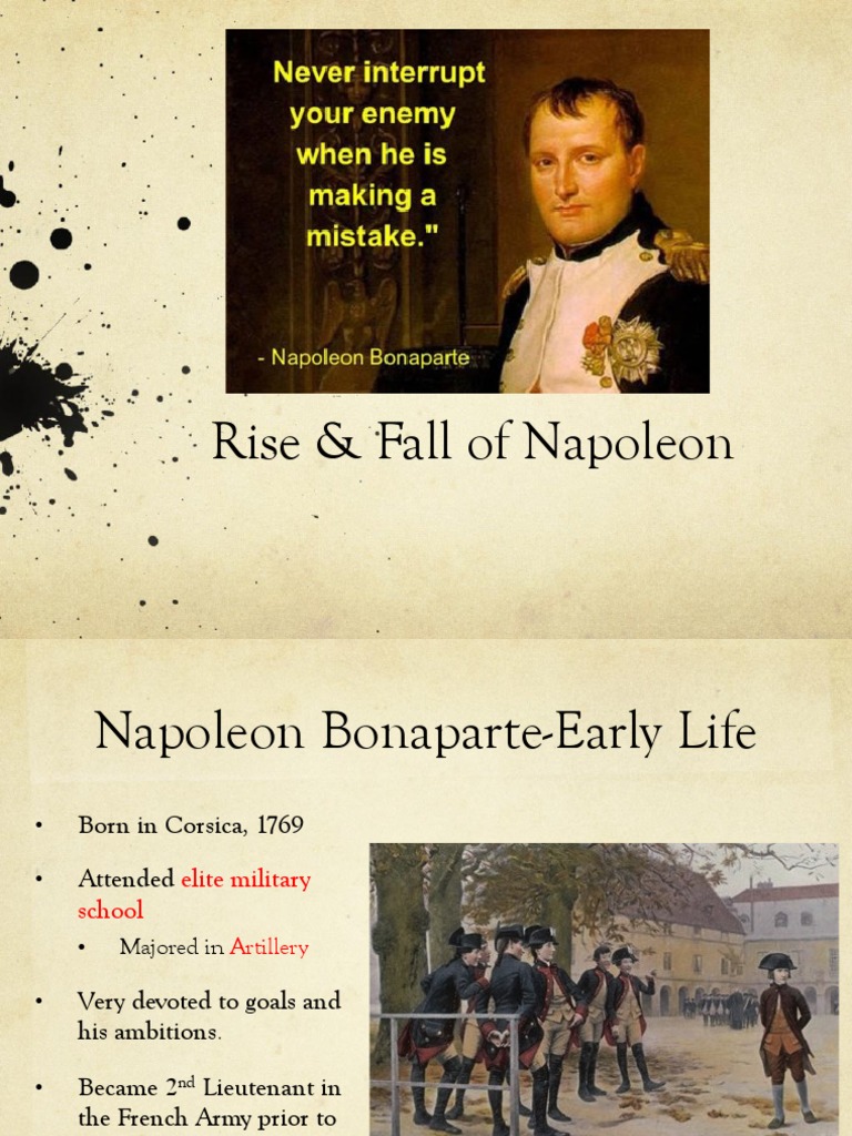 Rise and Fall of Napoleon Bonaparte | PDF | Napoleon | France