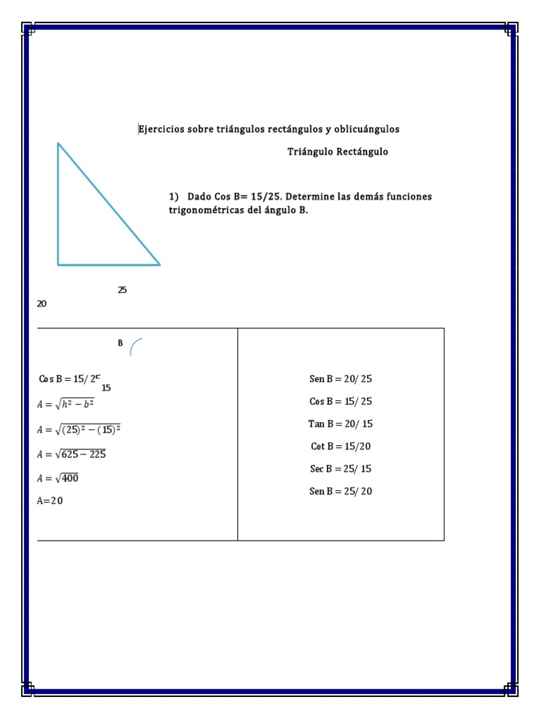 Trigonometria Esferica Tarea 2 | PDF | Trigonometría | Geometría del ...