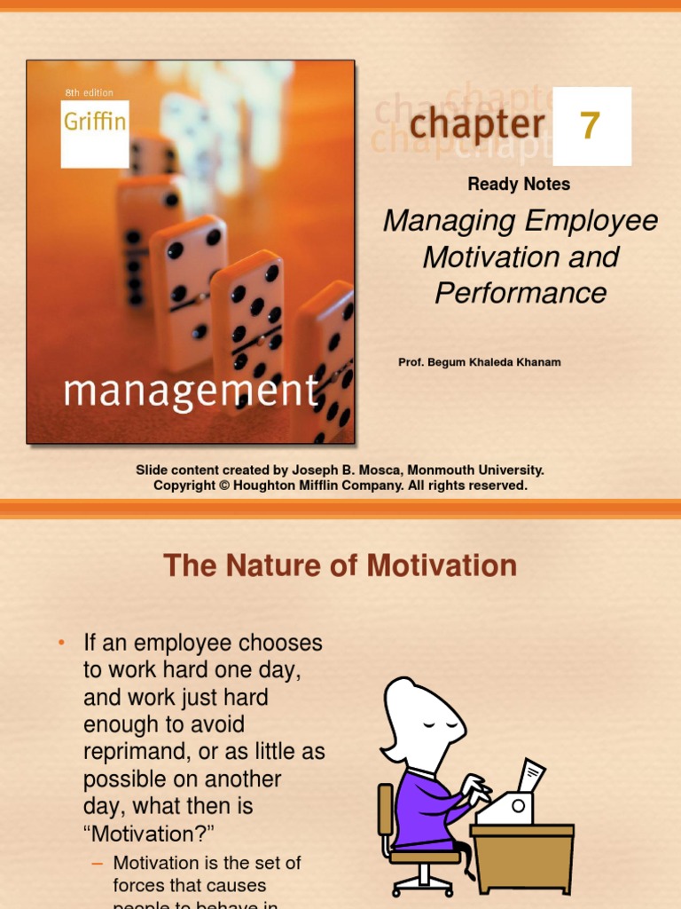 Managing Employee Motivation and Performance | PDF | Motivation ...
