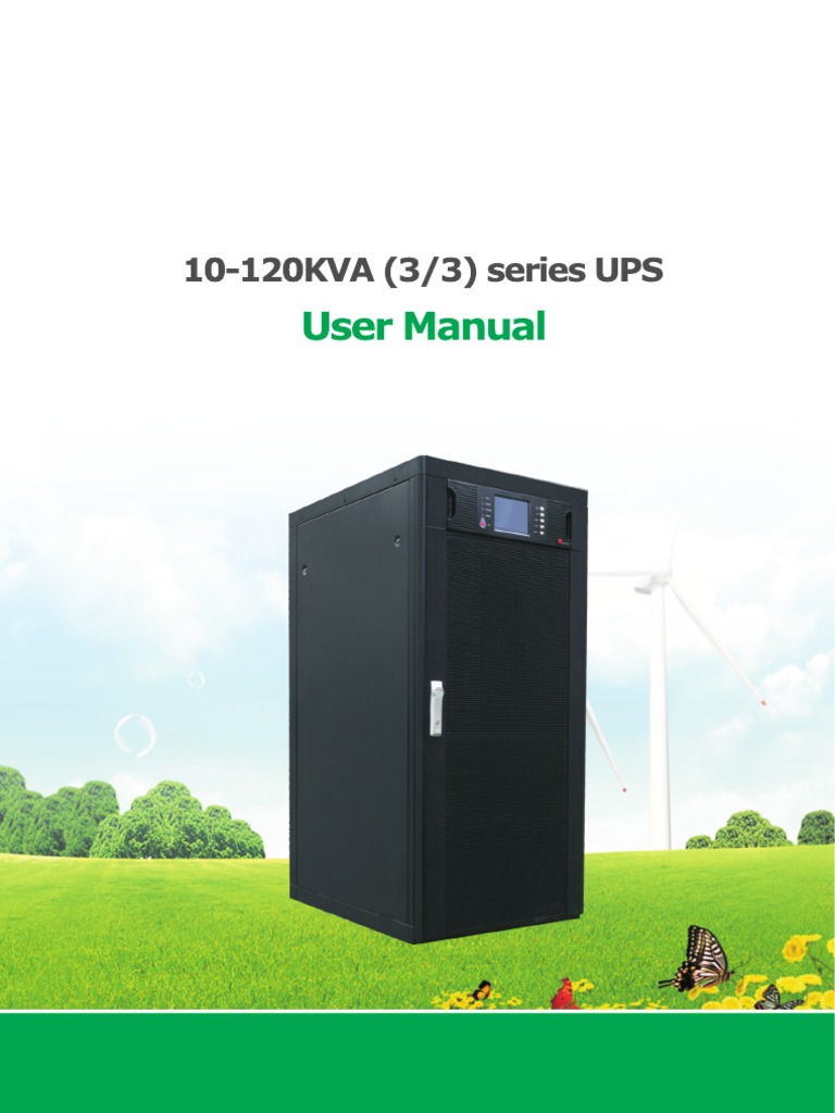 10-120KVA (33) UPS User Manual | PDF | Power Inverter | Power Supply