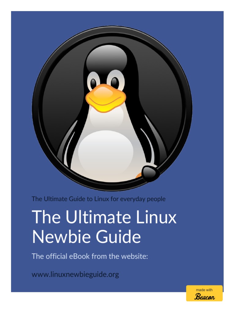 The Ultimate Linux Newbie Guide Ebook Edition January 2017 PDF | PDF ...