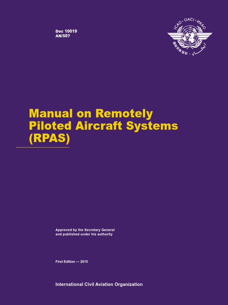 Icao Doc 10019 Manual On Rpas | PDF | Air Traffic Control | Instrument Flight Rules