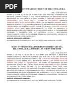 Modelo de Apercibimiento Llegadas Tardes | PDF | Business