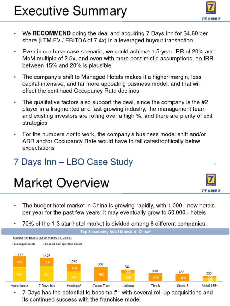 12 Seven Days Case Study Presentation | PDF | Leveraged Buyout | Internal Rate Of Return