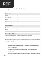 Ethical Clearance Form | PDF | Survey Methodology | Questionnaire