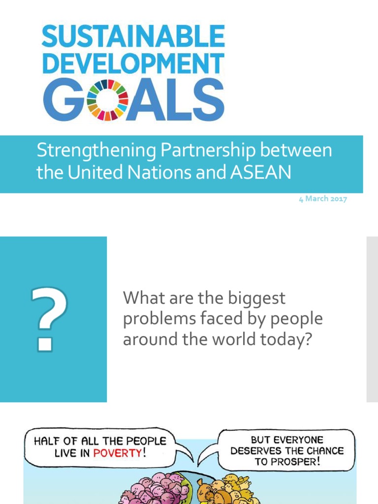 UN-ASEAN Partnership for SDGs | PDF | Association Of Southeast Asian ...