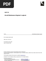 CAP 741 New Sheet Blank Word Template | PDF | Aviation