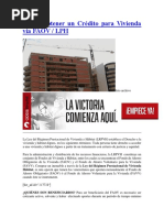 Cómo registrarse en el FAOV y FAVV | PDF | Ahorro | Bancos