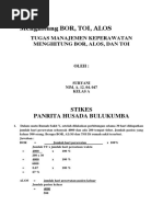Contoh Perhitungan Bor Los Toi Bto GDR NDR | PDF | Sains & Matematika | Teknologi & Rekayasa