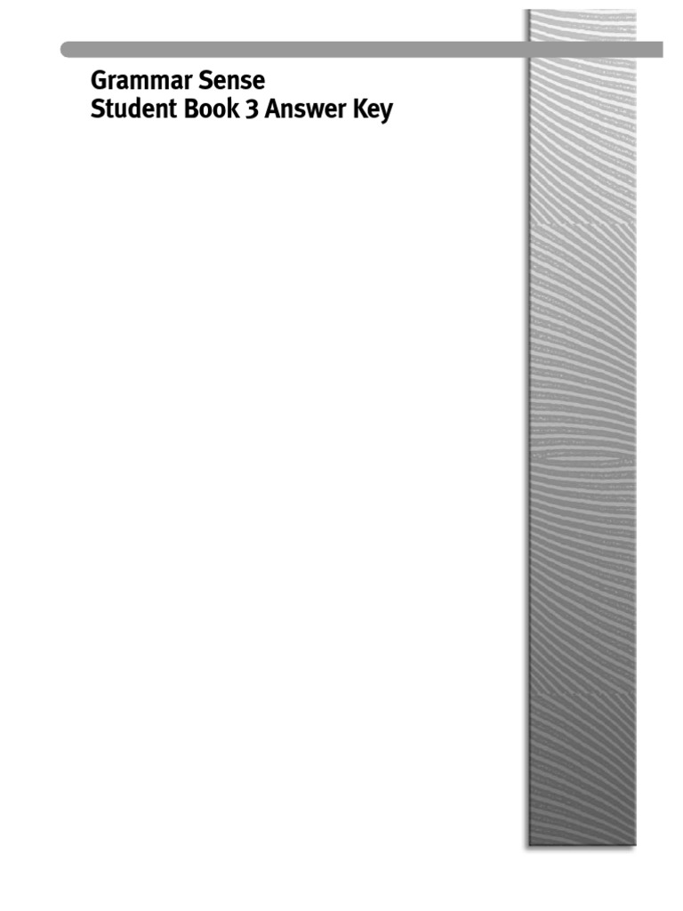 Grammer Sense 3-Sb-Anskey-2 PDF | PDF | Surgery | Robot