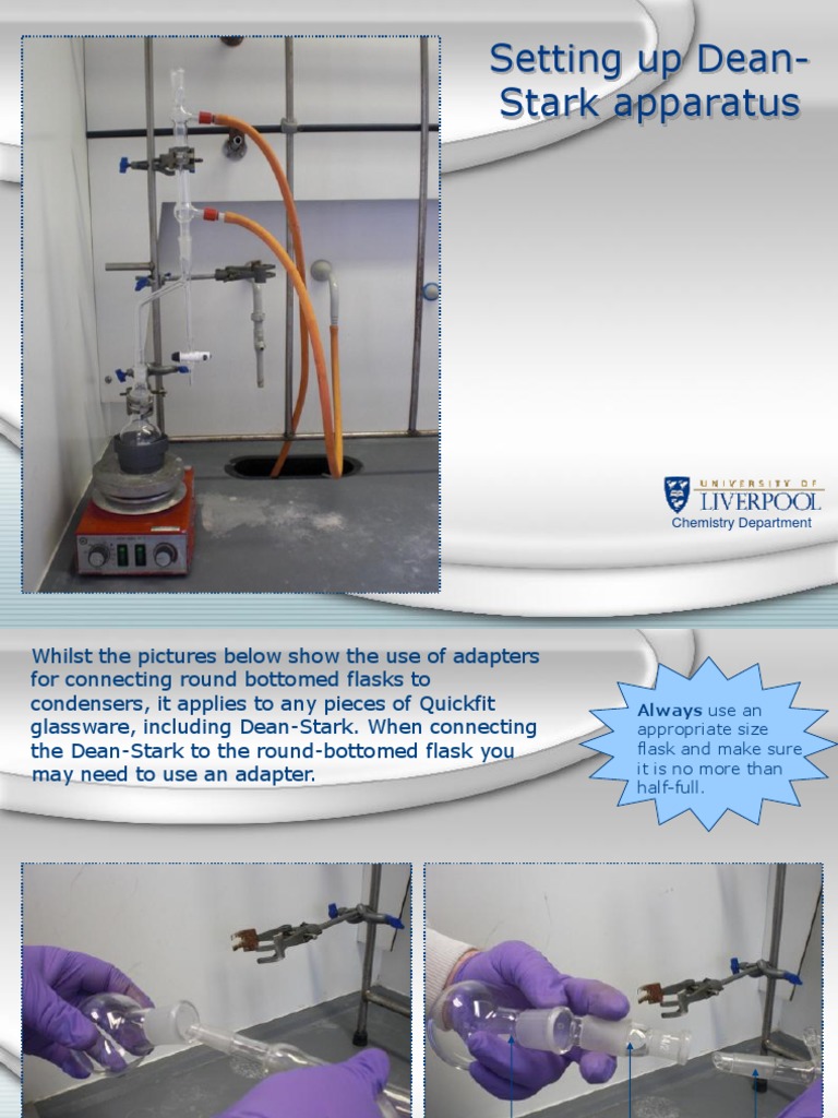 Reflux Deanstark PDF | PDF | Laboratory Equipment | Pipe (Fluid Conveyance)