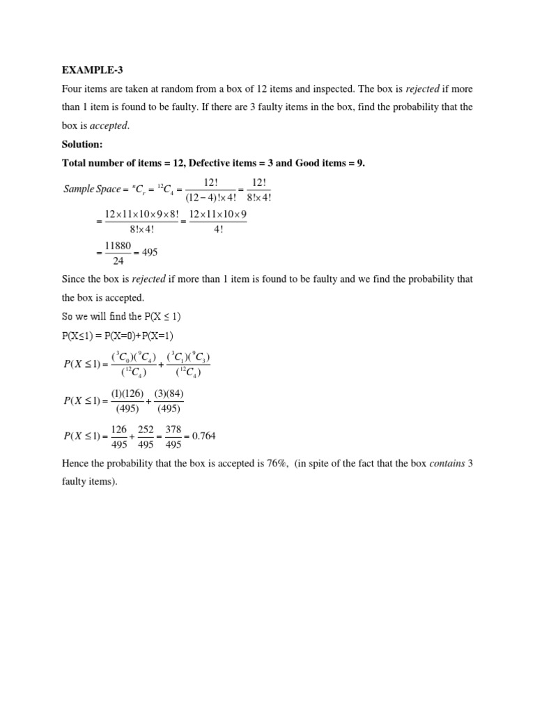 Example-3: Sample Space C C | PDF