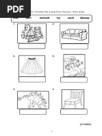 English Year 1 Paper 1 | PDF