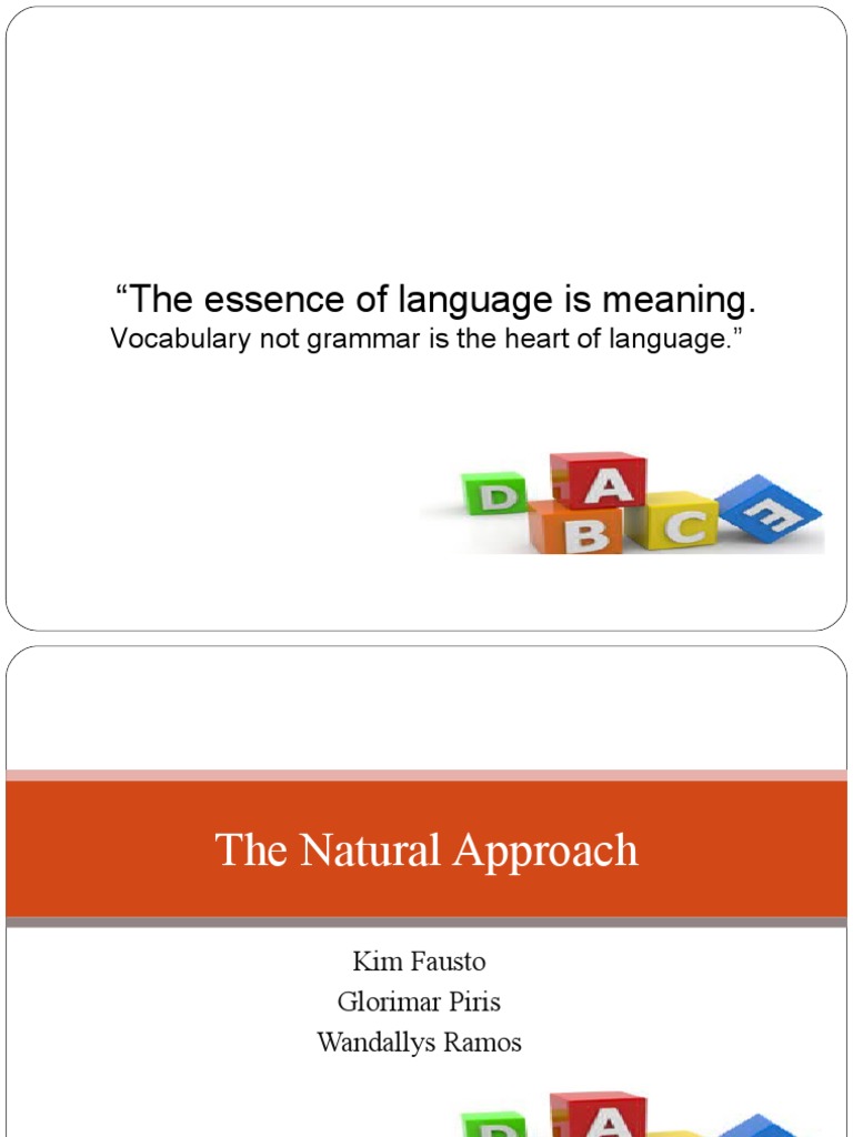 "The Essence of Language Is Meaning | PDF | Language Acquisition ...
