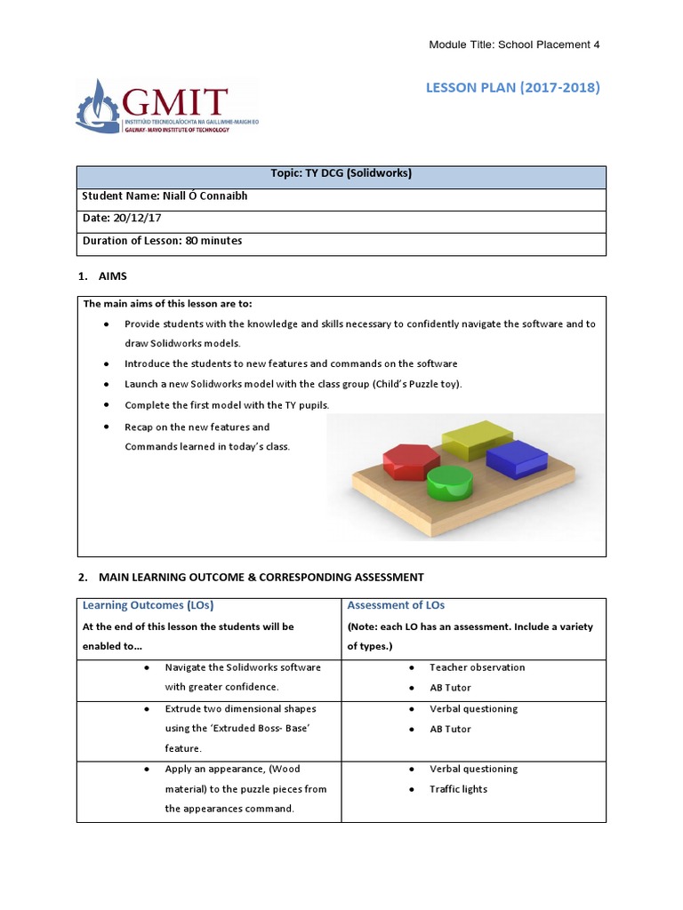 Lesson Plan 2 Ty DCG Week 2 | PDF | Classroom | Teachers