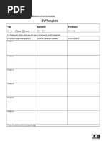 QCHP CV Template | PDF | Law | Science & Mathematics