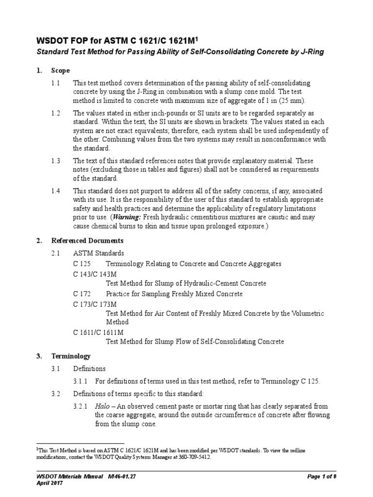 Aci 237r 07 Self Consolidating Concrete 1 | PDF | Concrete | Building ...