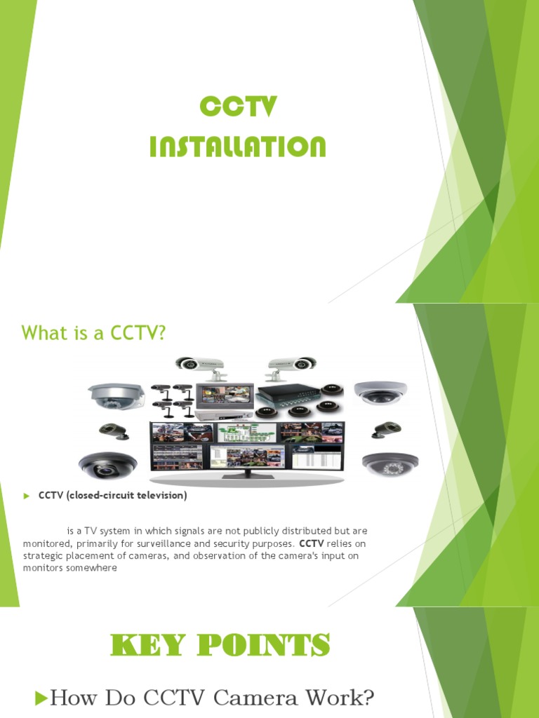 CCTV Installation PDF | PDF | Closed Circuit Television | Charge ...