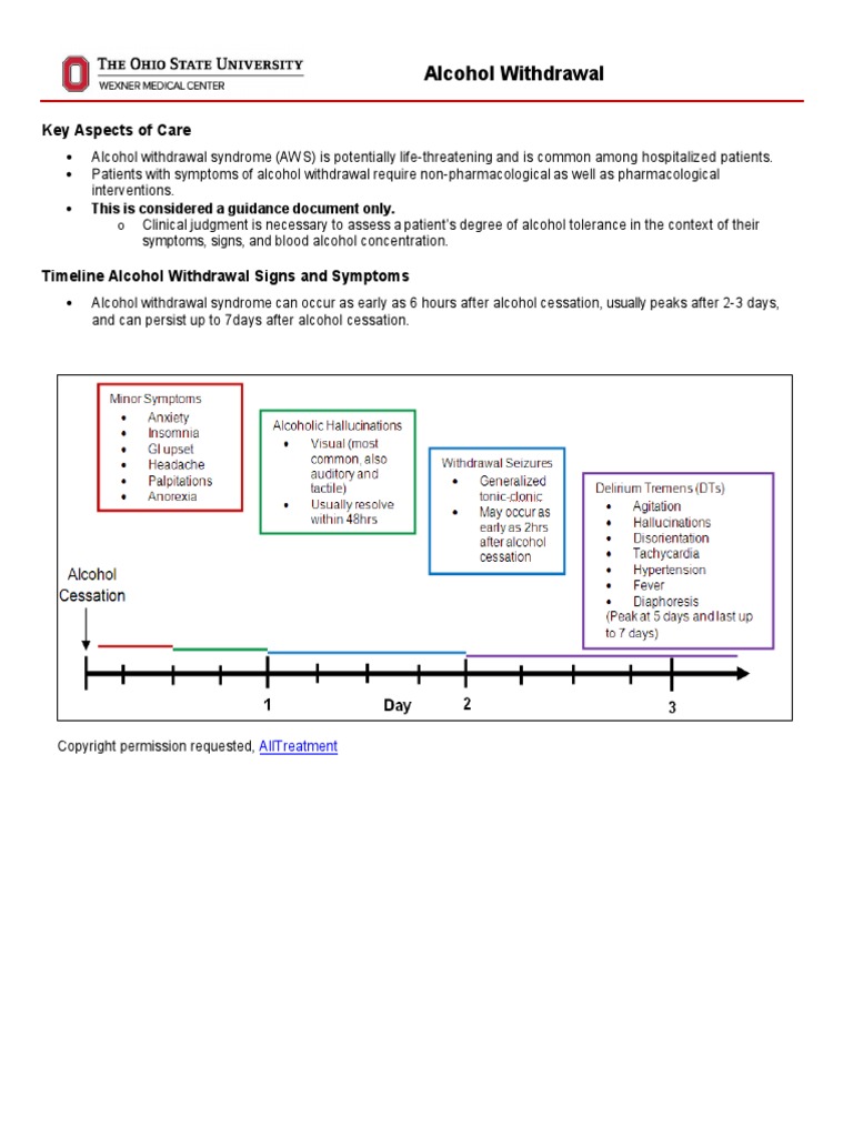 Alcohol Withdrawal | Download Free PDF | Alcoholism | Benzodiazepine