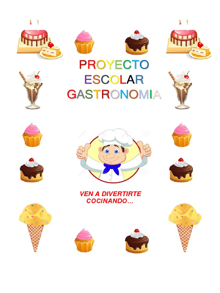 Proyecto Escolar de Gastronomia | PDF | Huevo como alimento | ensalada