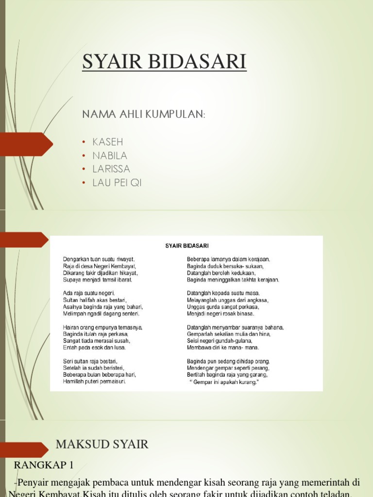 Syair Bidasari | PDF