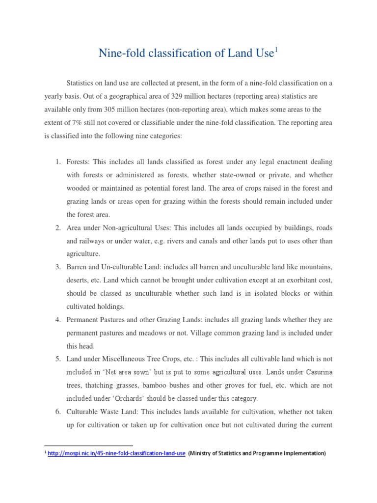 Classification of Land | PDF | Crop Rotation | Forests